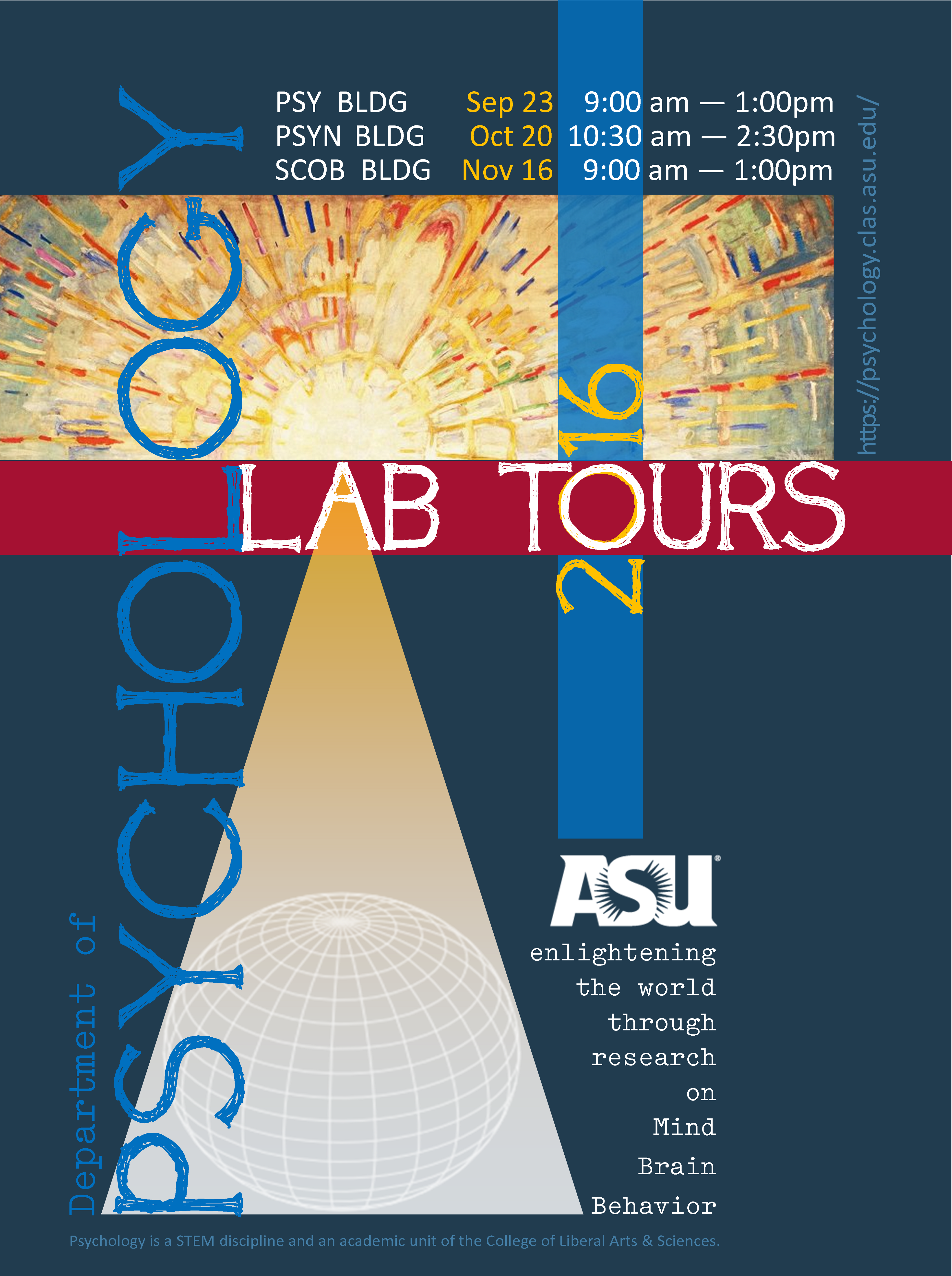 Department of Psychology Lab Tours - SCOB | ASU Events